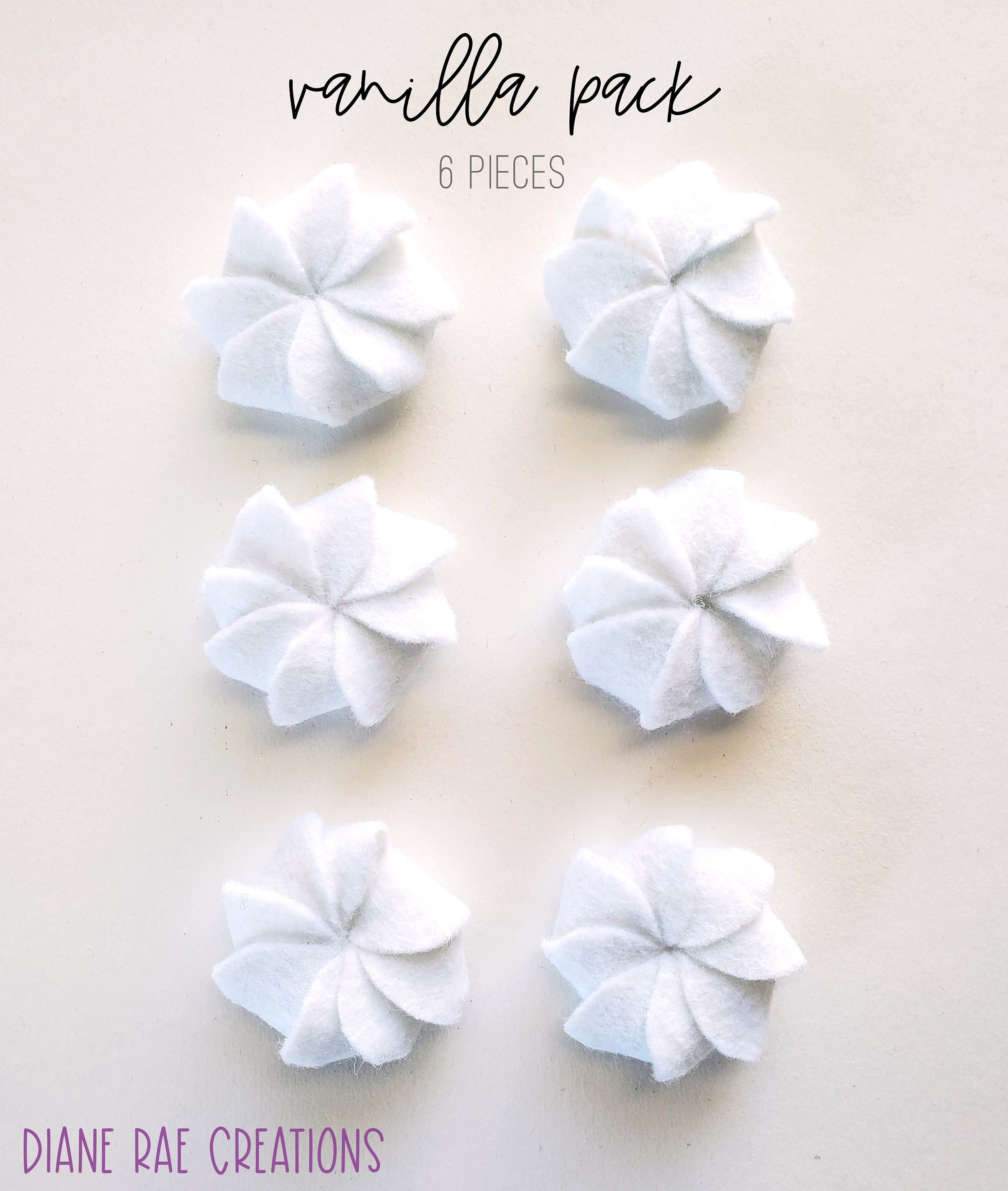 Whipped Cream Flavors Felt Food Pretend Play Kitchen - Etsy