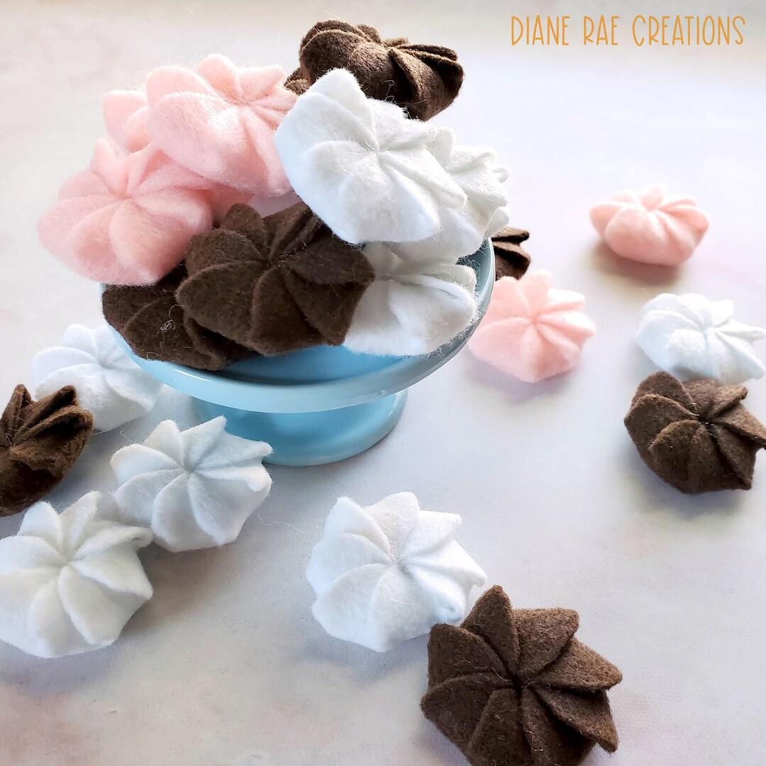 Whipped Cream Flavors, Felt Food Pretend Play Kitchen - Etsy