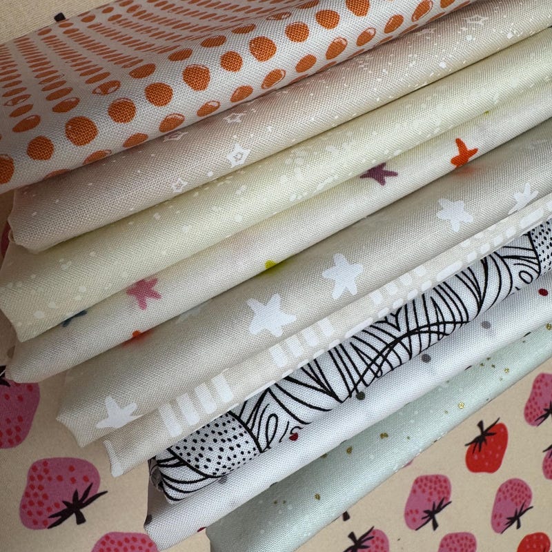 Low Volume Fabric Bundle - Etsy