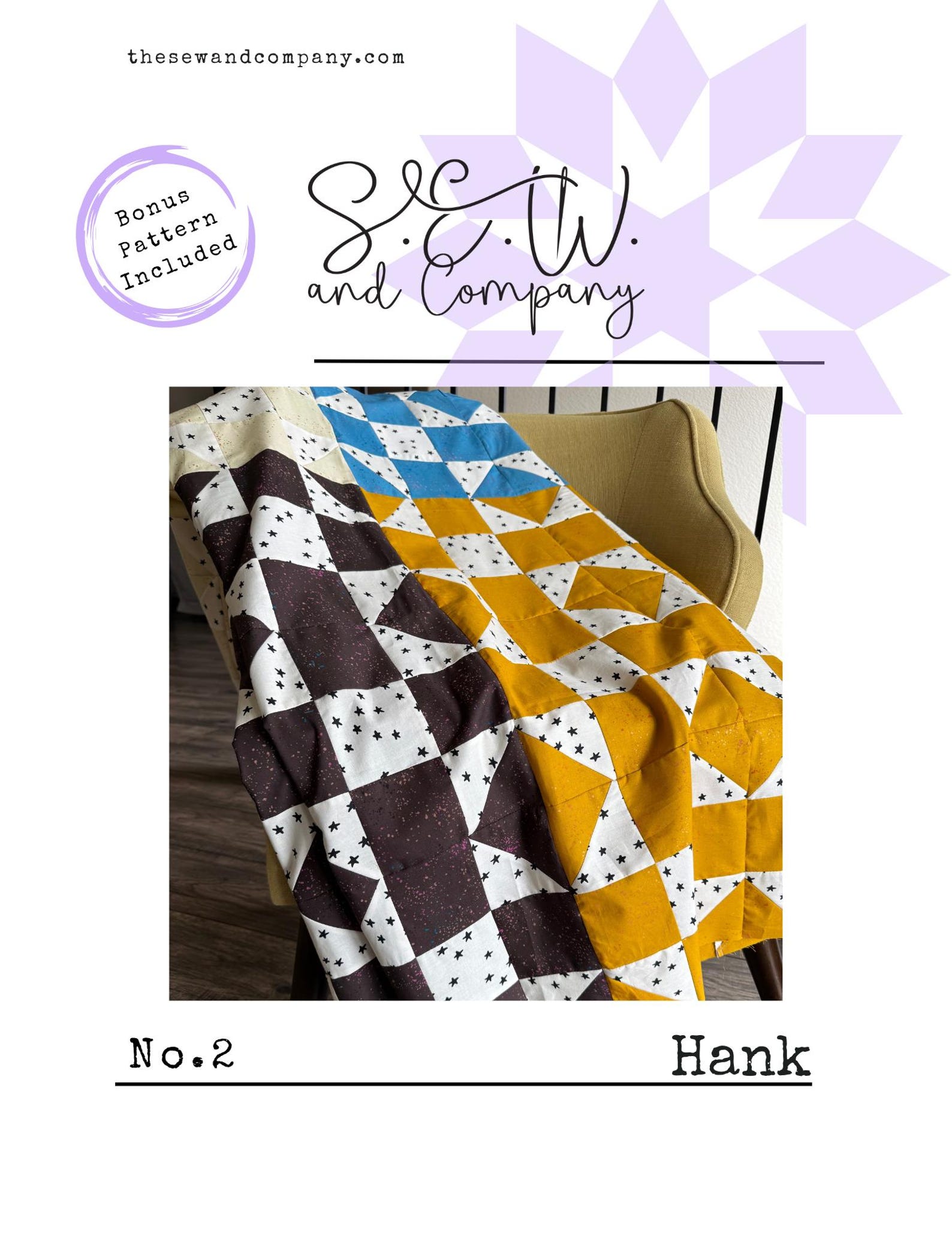 Hank Quilt Kit – Modern Quilt Pattern With Ruby Star Society Fabric | PDF Pattern + Fabric ...