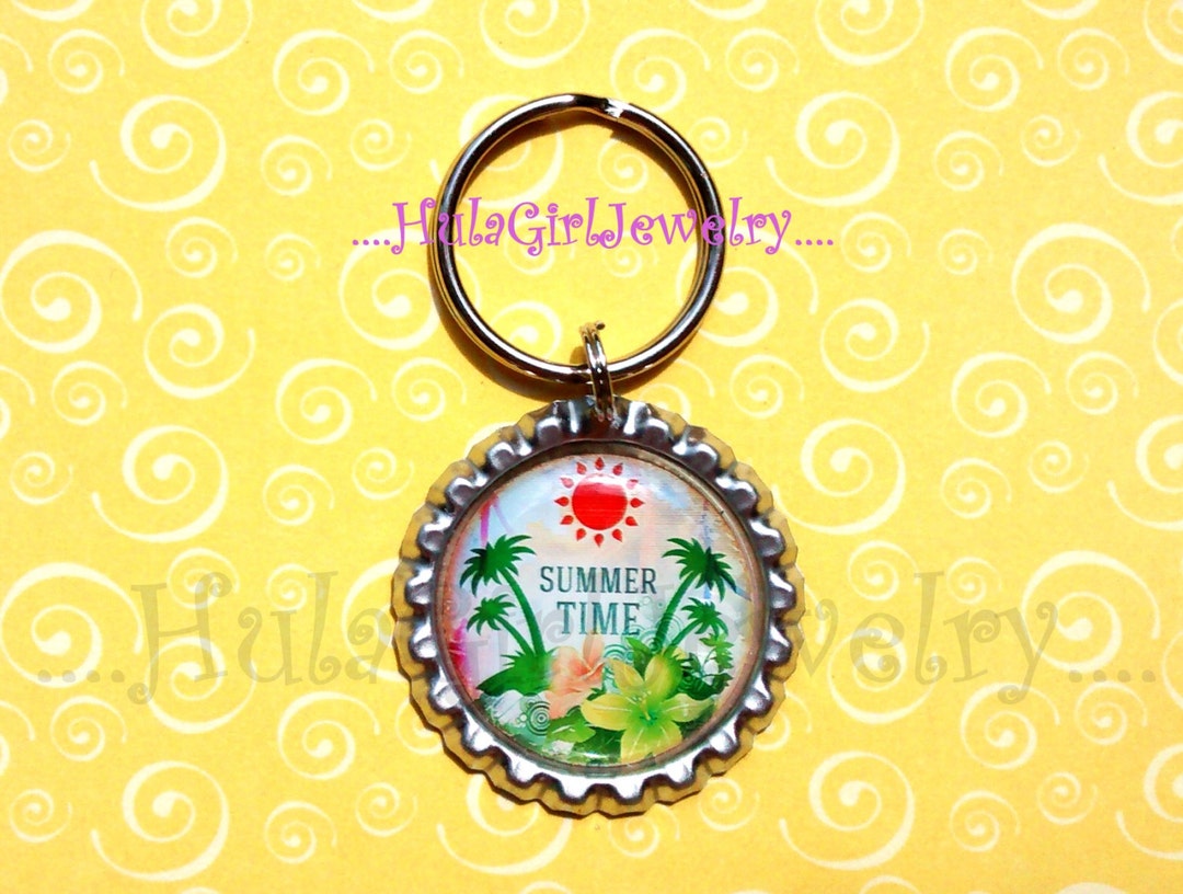 Summer Time Fun Key Chain, Paradise, Fun, Flip Flops, Margaritaville ...