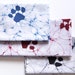 Dog Paw Print, Batik, Batik Fabric, Batik Clothing, Pocket Square ...