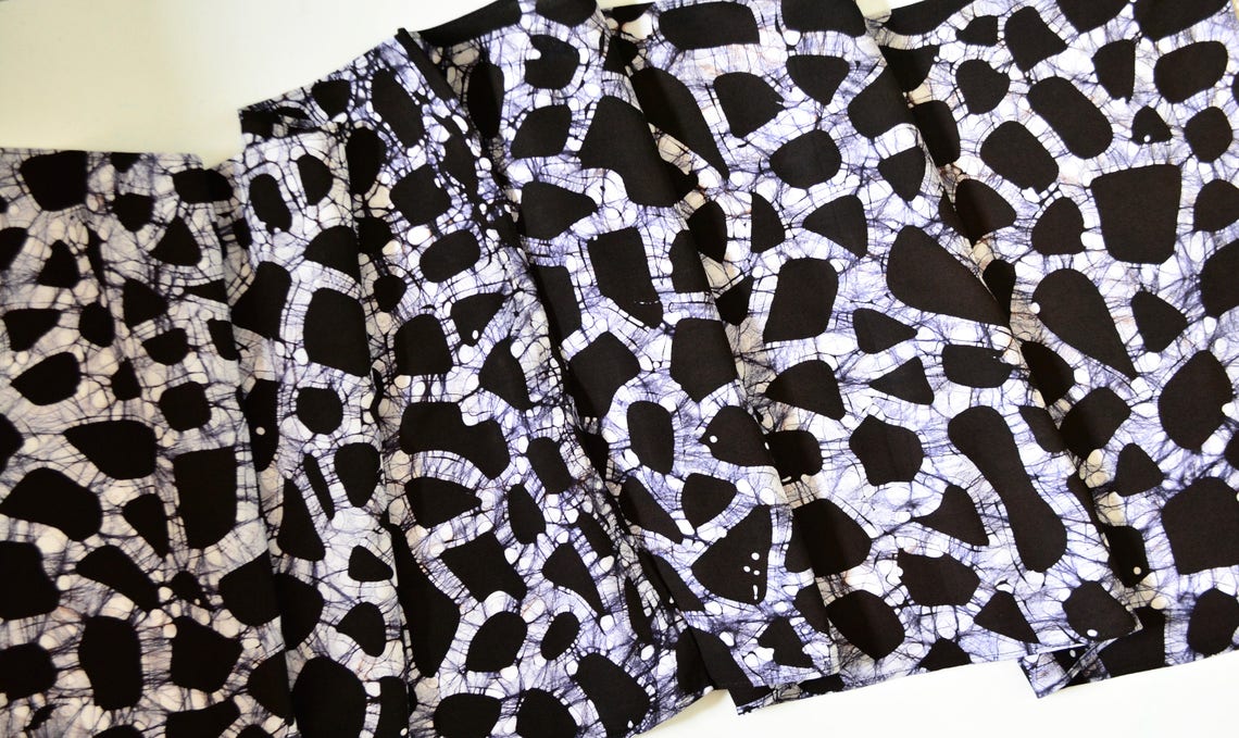 Cotton Scarf, Hand Painted Scarf, Leopard Print Scarf, , Batik Scarf ...