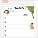 Printable to Do List for Kids | Simple Kids School and Activity Planner ...