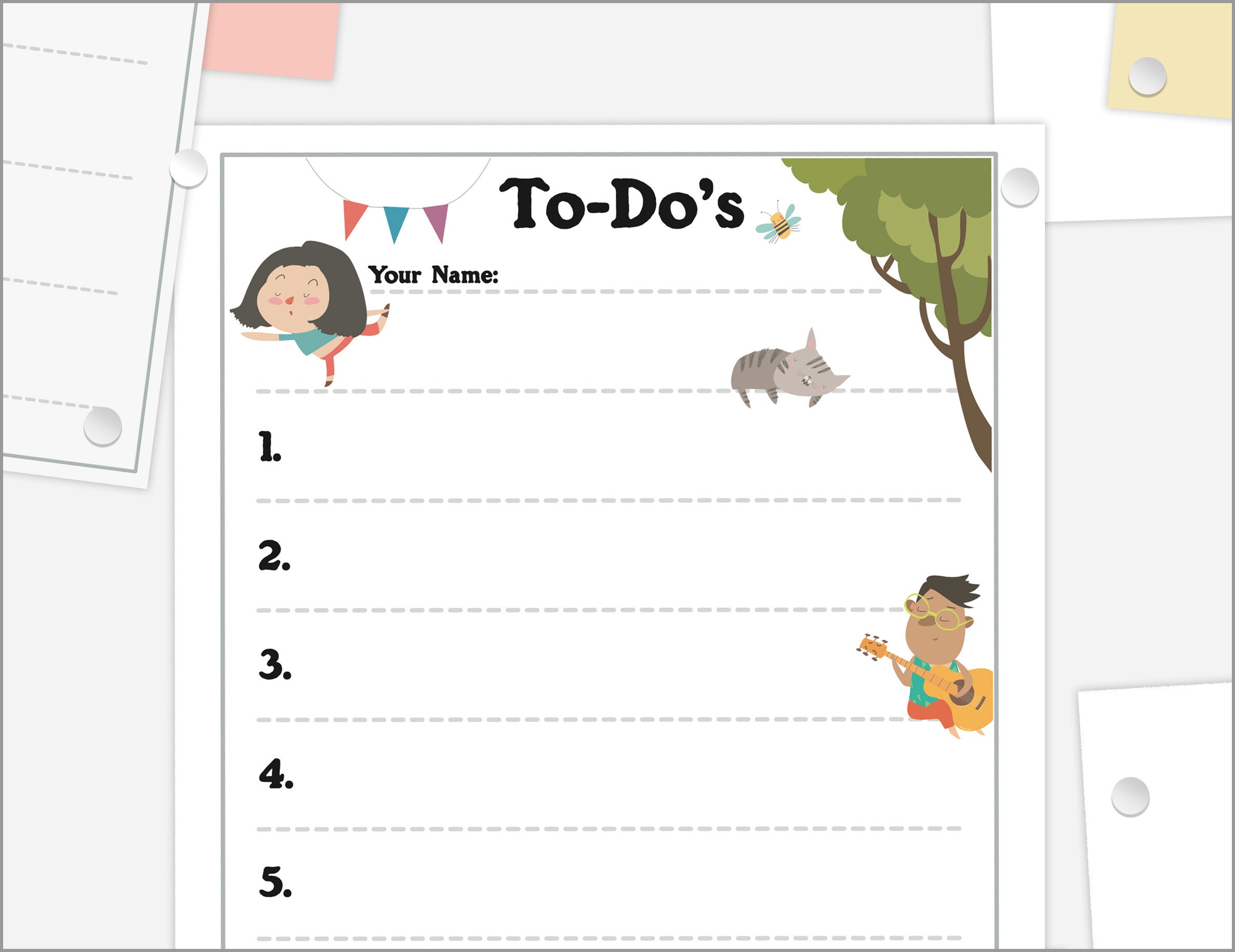 Printable to Do List for Kids | Simple Kids School and Activity Planner ...