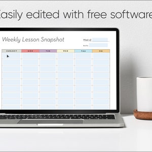 Editable Lesson Plan Templates, Printable Lesson Plans, Homeschool ...
