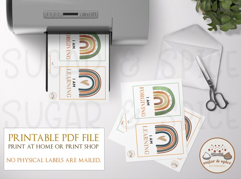 Positive Affirmation Cards for Kids Printable, Encouragement Flashcards ...