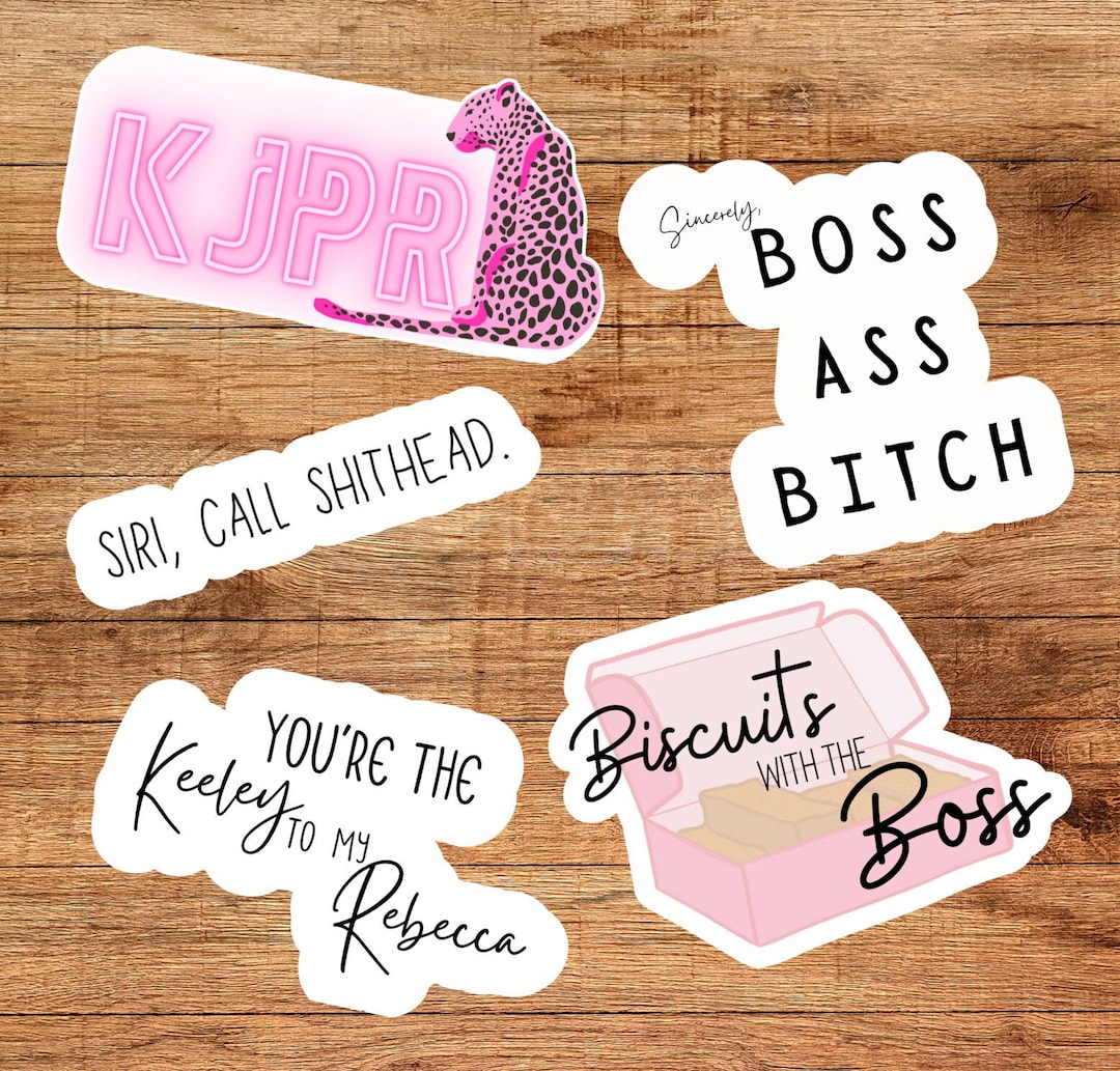 TL Keeley & Rebecca Stickers - Etsy