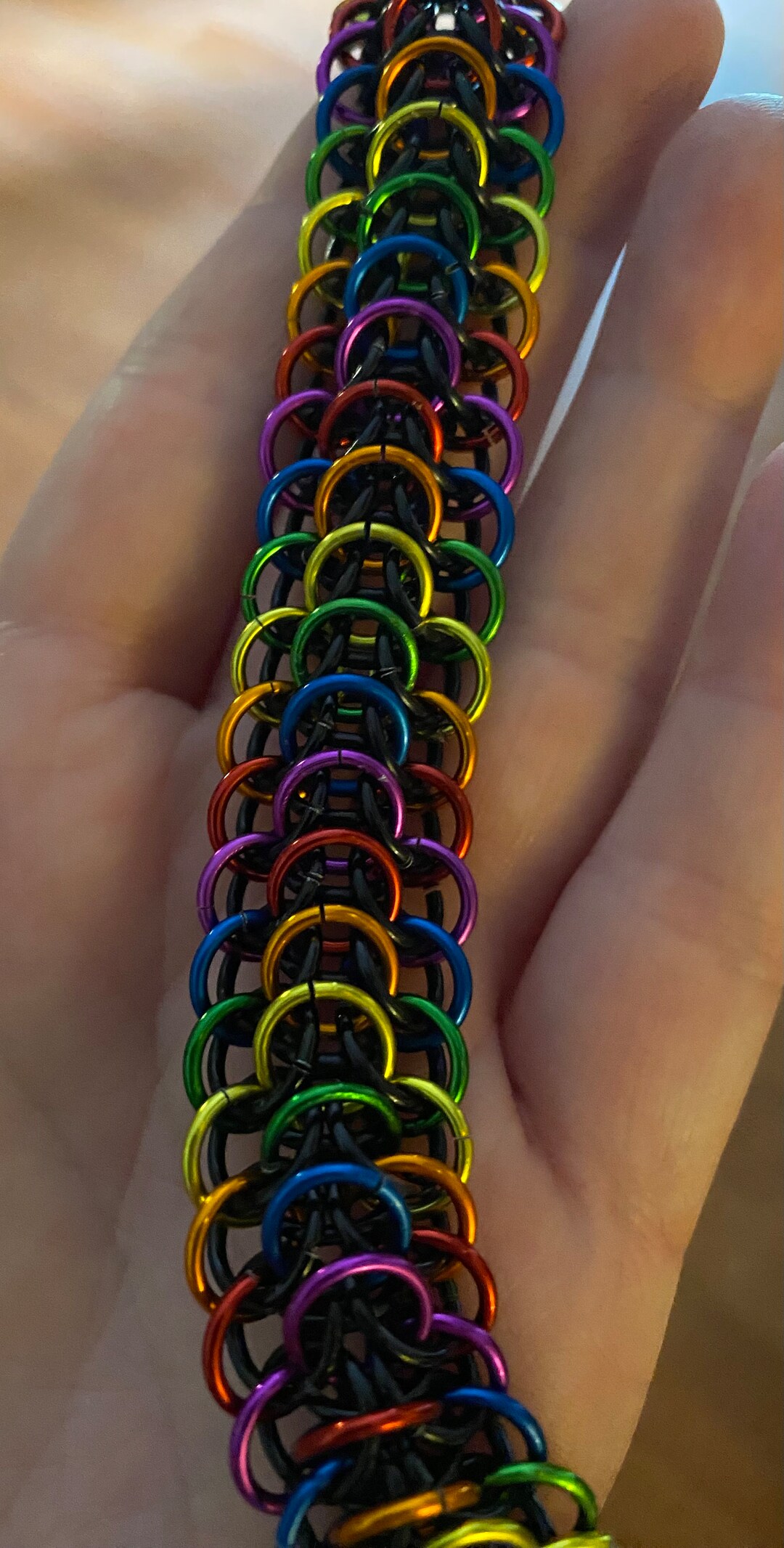 Pride Chainmail Choker 14” Dragonback Necklace - Etsy