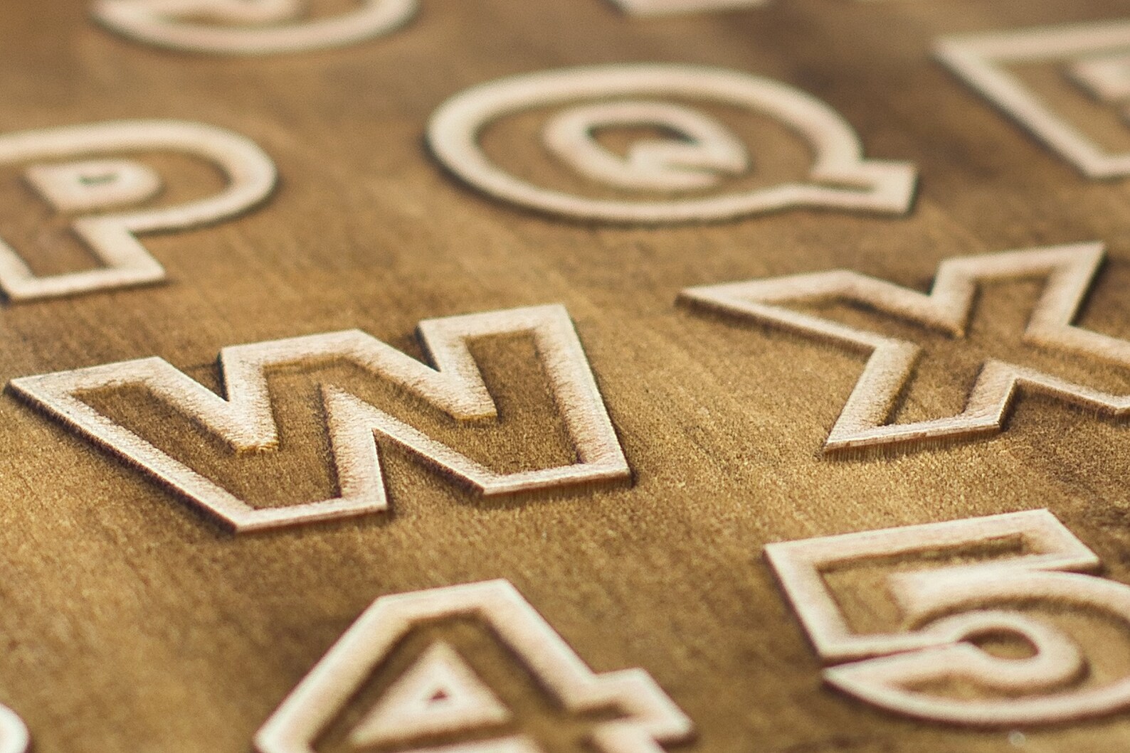 3D Laser Engraver Letters, Numbers, & Symbols Relief Engrave on ...