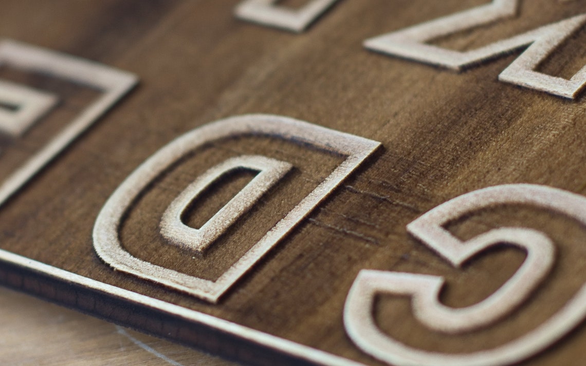 3D Laser Engraver Letters Numbers & Symbols Relief Engrave - Etsy
