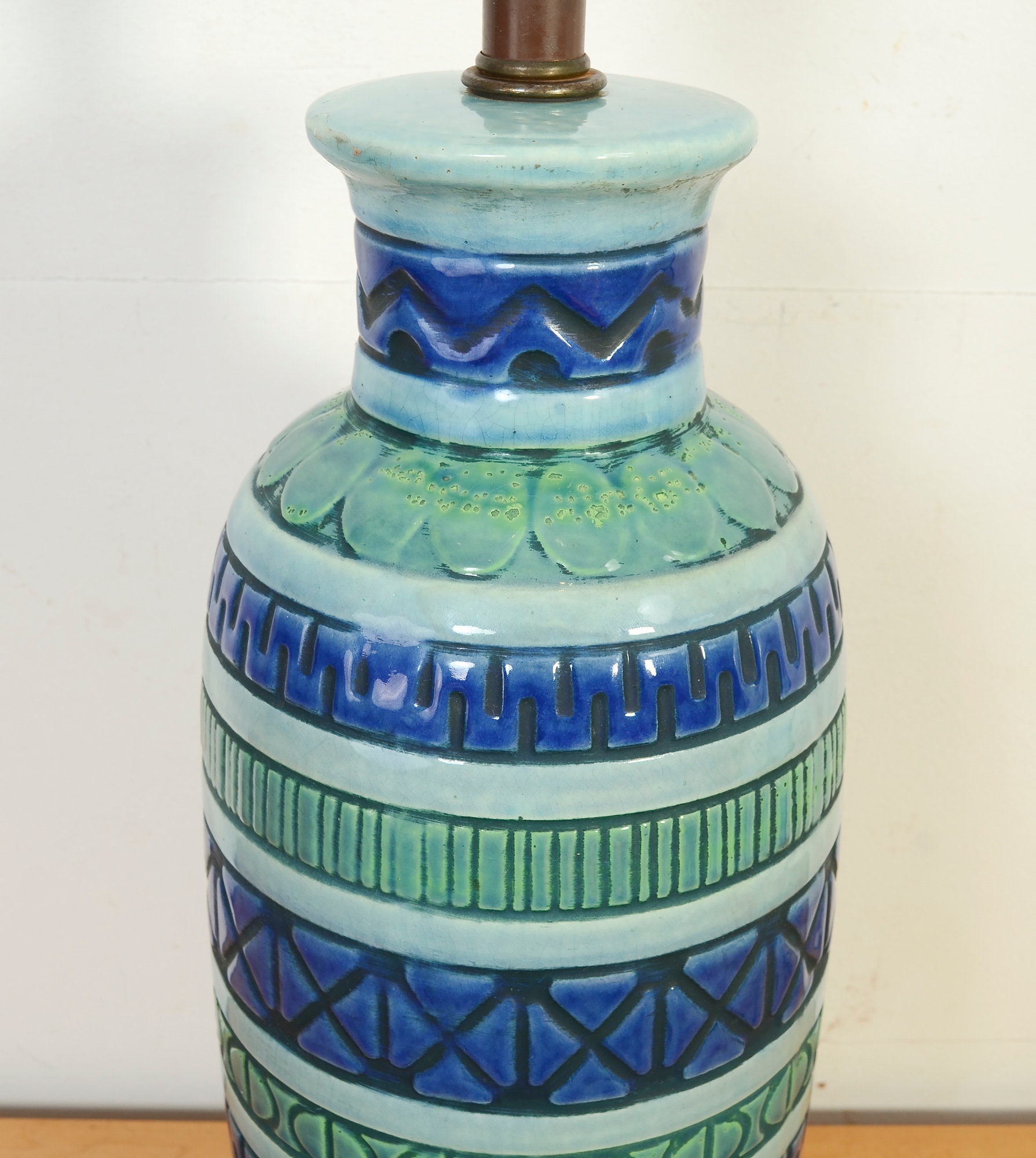 Bitossi Style Table Lamp Large Lamp Mid Century Modern | Etsy