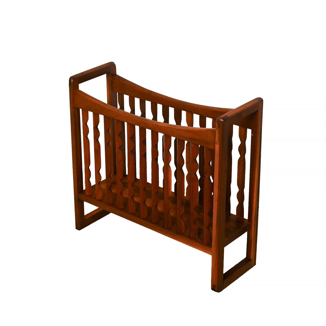 Arthur Umanoff Magazine Stand Walnut Mid Century Modern - Etsy