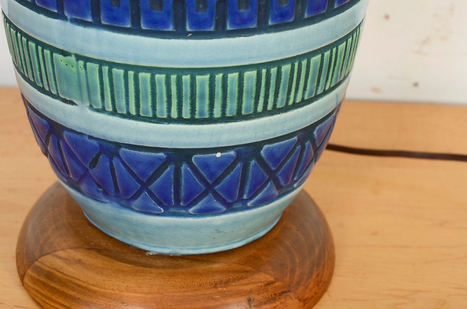 Bitossi Style Table Lamp Large Lamp Mid Century Modern | Etsy