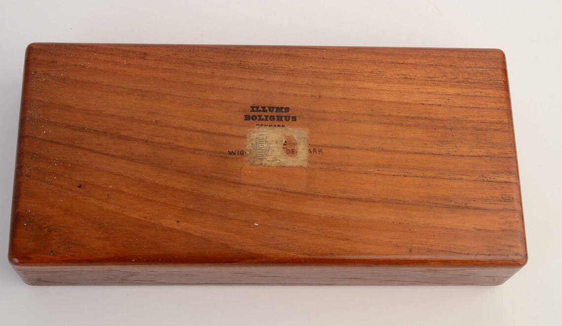 Wiggers Teak Match Box Illums Bolighus Denmark Danish Modern - Etsy