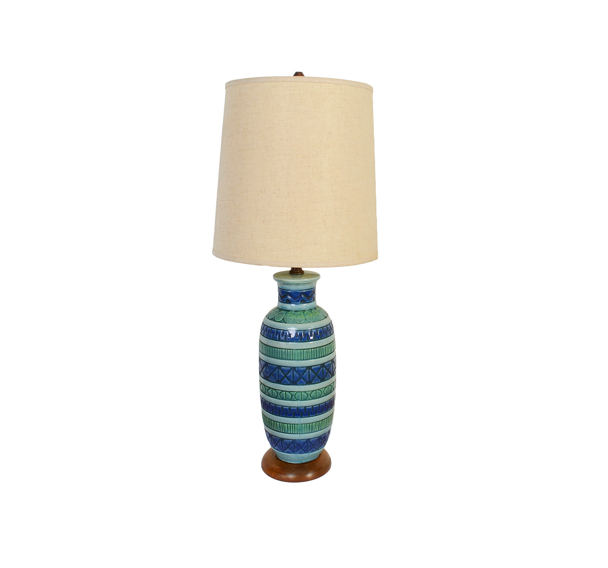 Bitossi Style Table Lamp Large Lamp Mid Century Modern | Etsy