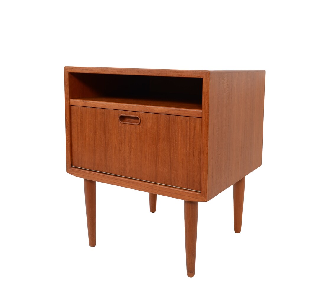 Falster Nightstand Danish Modern Teak Dresser Arne Vodder - Etsy