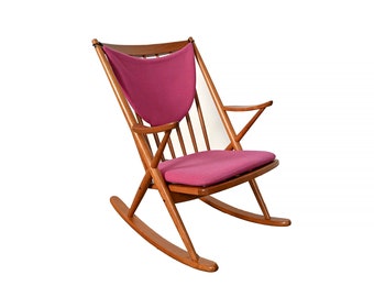 Benny Linden Rocking Chair Teak Rocker Danish Modern - Etsy