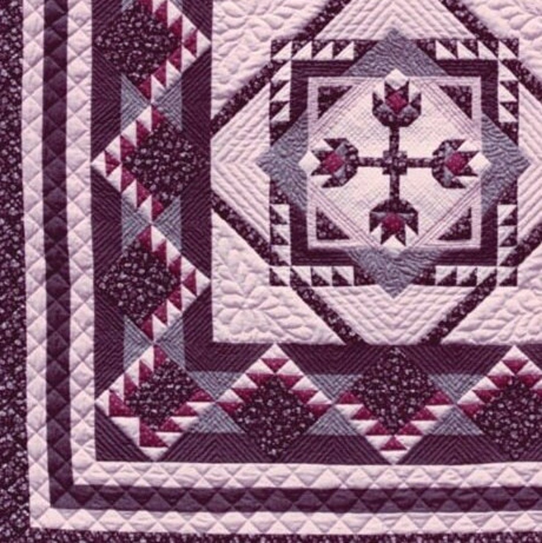 Cheyenne Art Quilt Wall Hanging Sewing Pattern for 63 Square Medallion ...