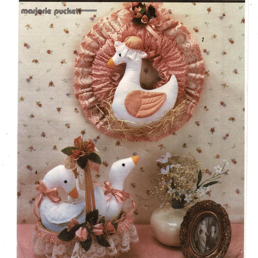 UNCUT Simplicity 7360 Sewing Pattern, Spring GEESE Decor Stuffed Mother ...