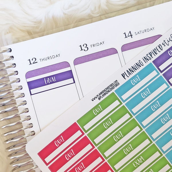 Student Planner Stickers - Etsy