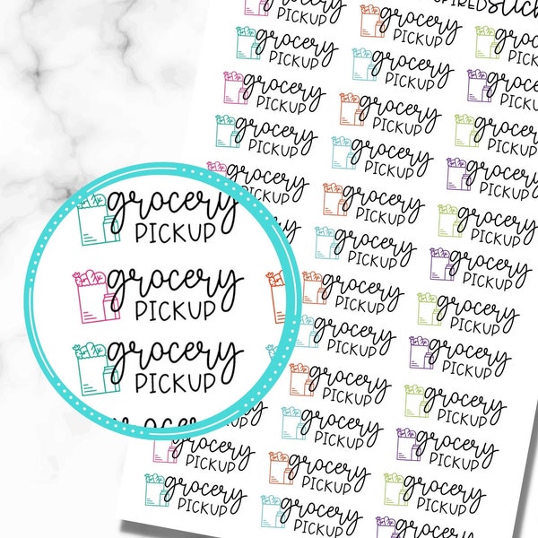 Grocery Stickers - Etsy