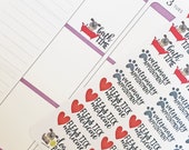 Dog Stickers Pet Stickers Dog Care Stickers Pet Care - Etsy