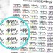 Upper Body Workout Stickers, Set of 50, Exercise Stickers, Fitness ...