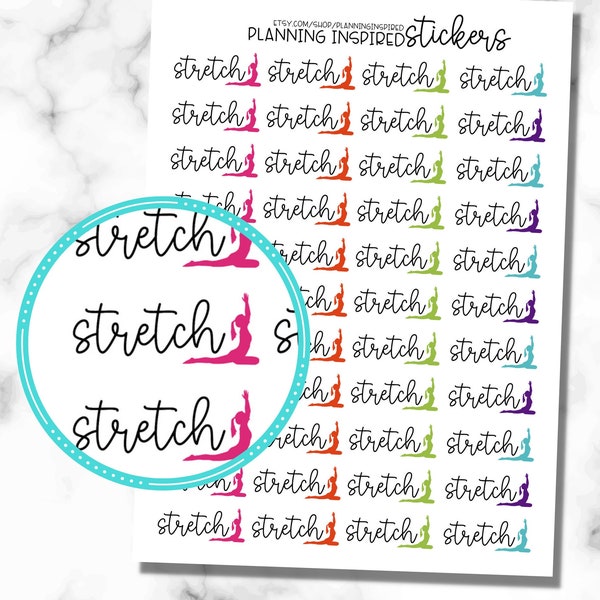 Workout Stickers - Etsy