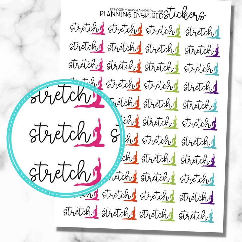 Workout Stickers - Etsy