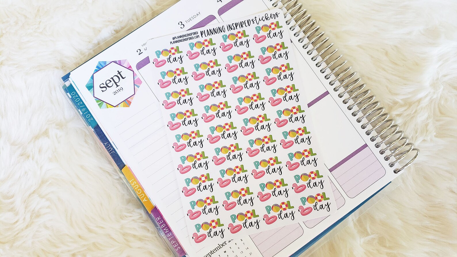 Pool Day Stickers Planner Stickers Pool Stickers Summer - Etsy