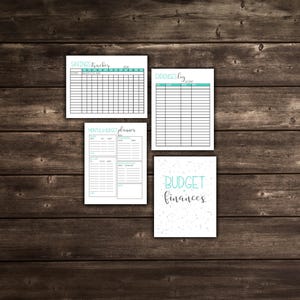 Budget Printables, Finance Planner, PDF Printable Budget Planner, 14 ...