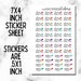 Cheer Stickers, Cheerleading Stickers, Cheer Practice Stickers, Set of ...