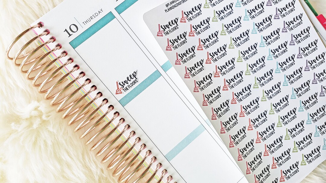 Sweeping Stickers Sweep Stickers Set of 65 Sweep the Floors - Etsy