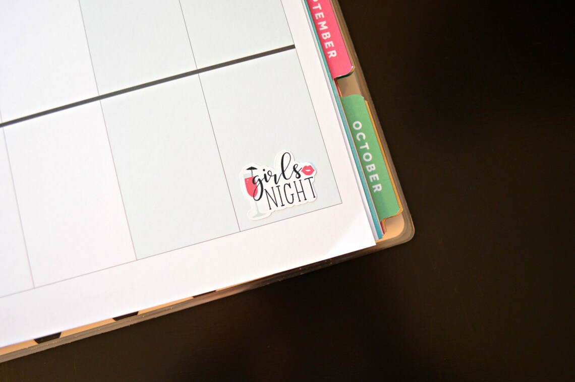 Girls Night Stickers Girls Night Out Stickers Set of 24 | Etsy