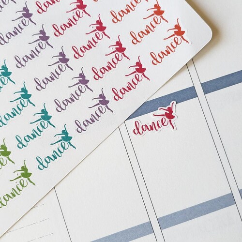 Tap Class Dance Planner Stickers - Etsy