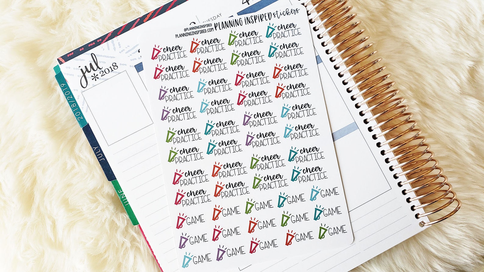 Cheer Stickers Cheerleading Stickers Cheer Practice | Etsy