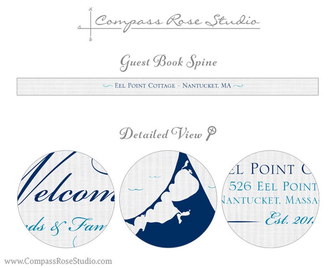 Personalized Family Vacation Home Guest Book Map Guest Book - Etsy