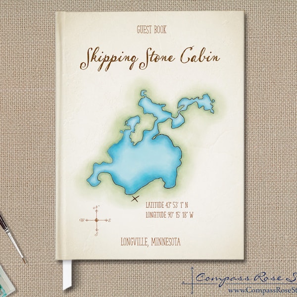 Guest Book Map - Etsy