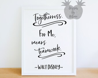 Teamwork quotes | Etsy