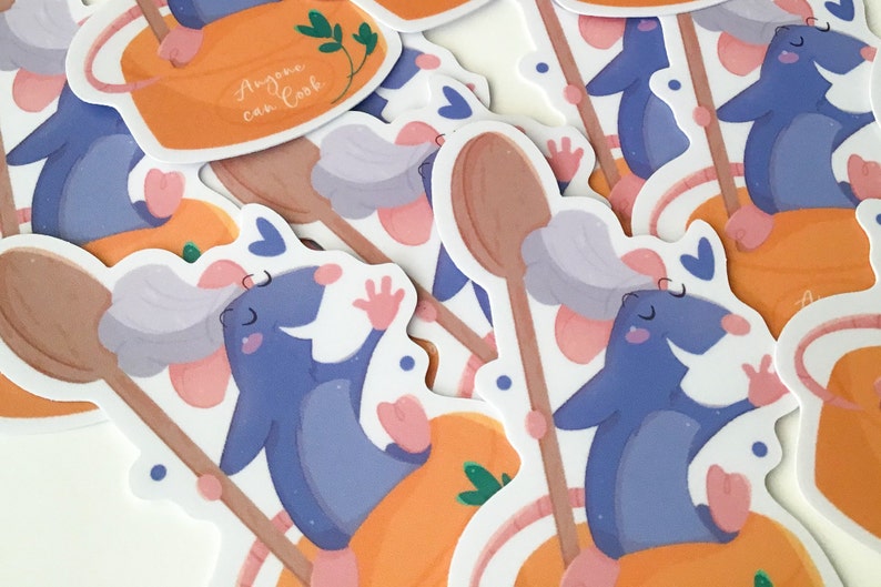 Ratatouille Sticker Remy Sticker Disney Art Vinyl - Etsy