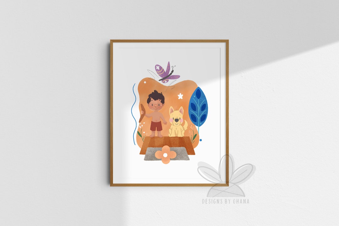 Australia Art Print It's a Small World Printable Art Travel Poster Art ...