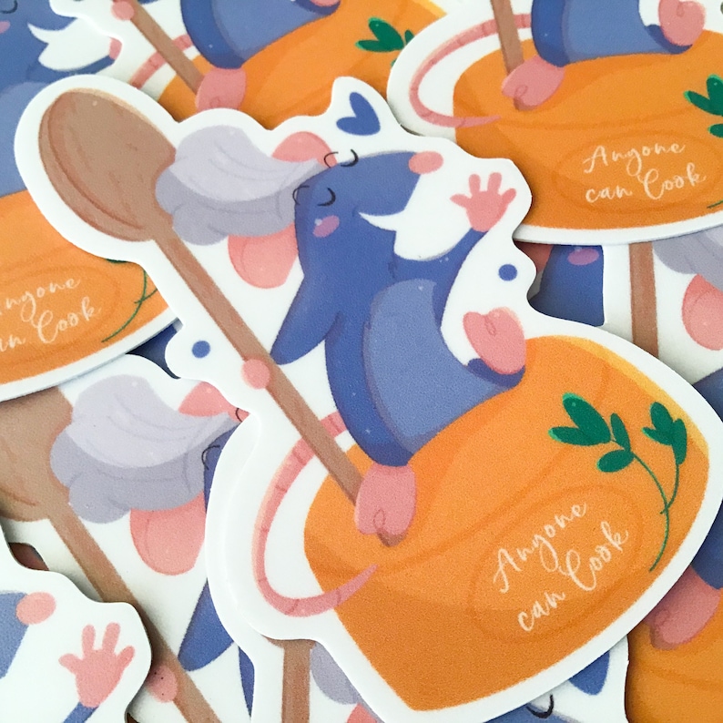 Ratatouille Sticker Remy Sticker Disney Art Vinyl - Etsy