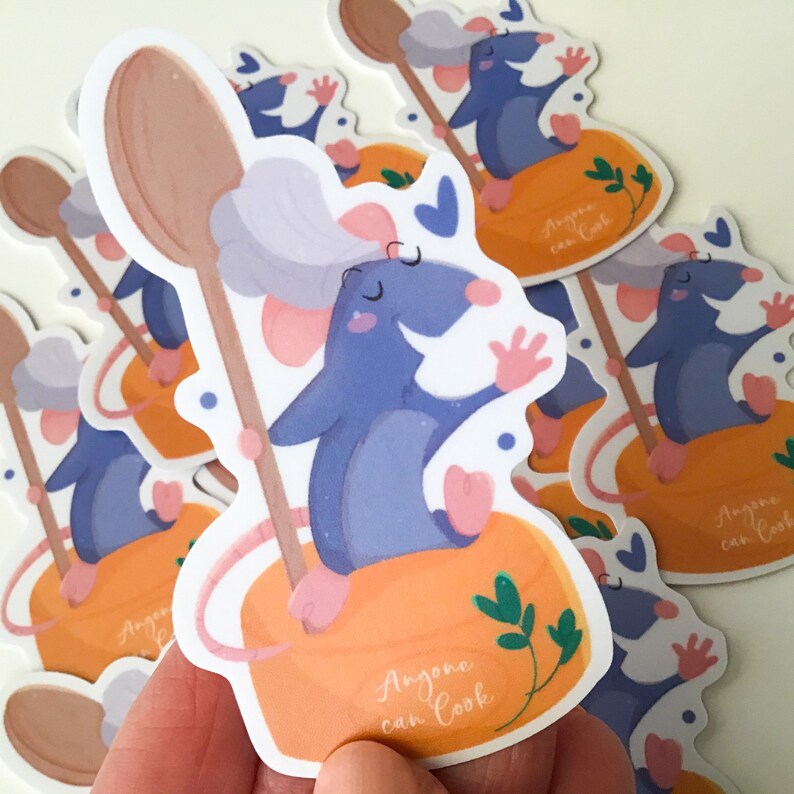 Ratatouille Sticker Remy Sticker Disney Art Vinyl - Etsy