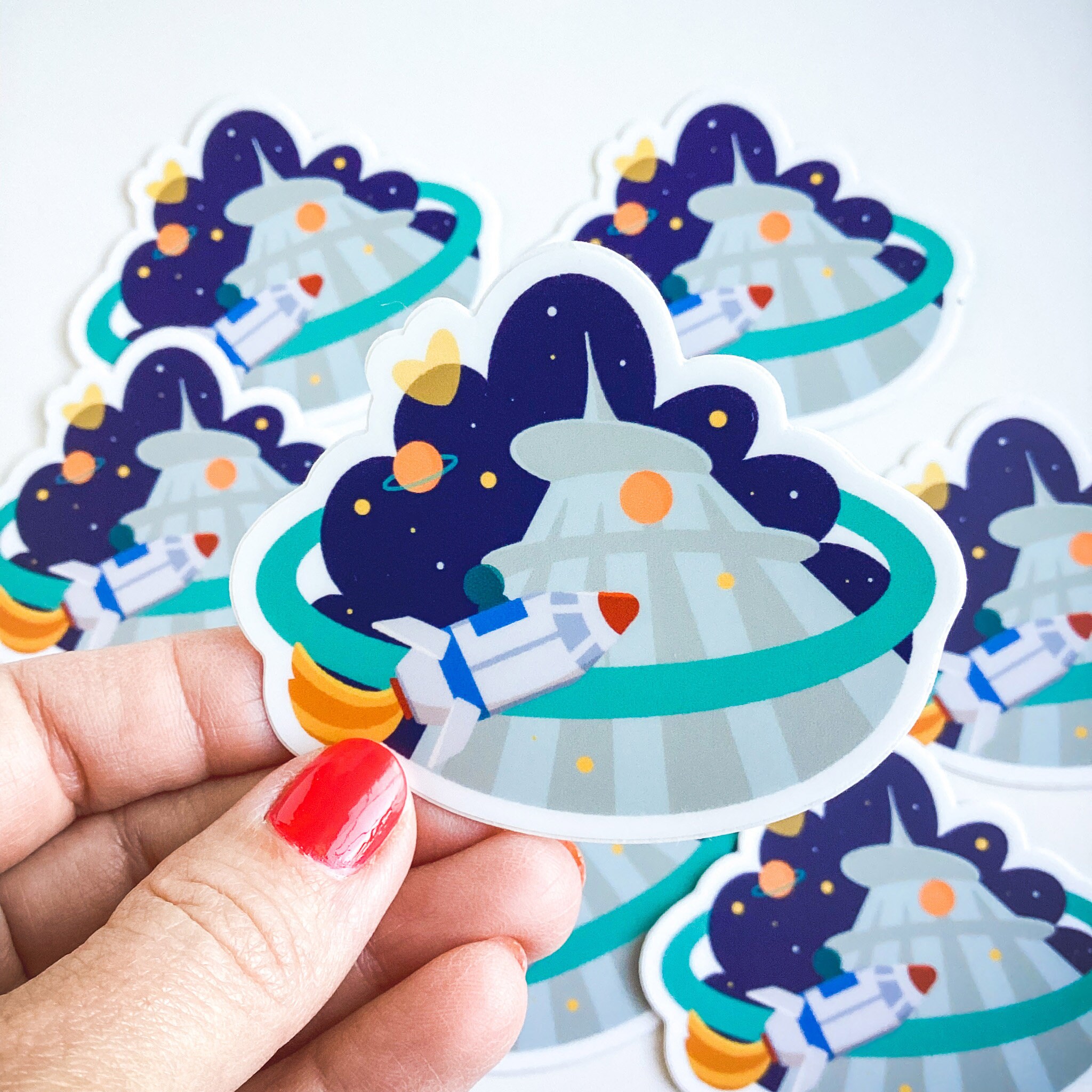 Space Mountain Sticker | Disney Decal | Waterproof Vinyl Sticker ...