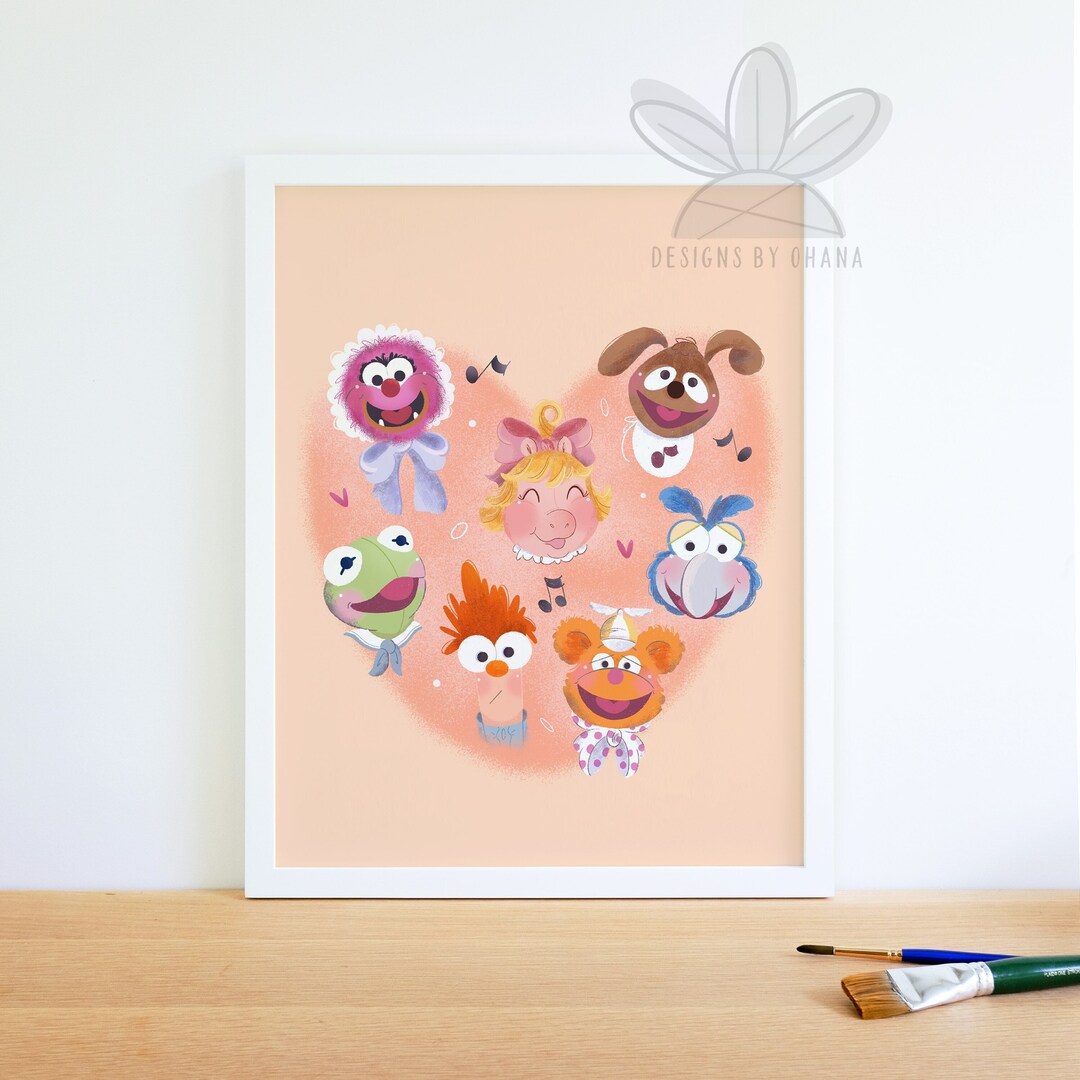 The Muppet Babies 80s Cartoon Pop Culture Printable Art - Etsy