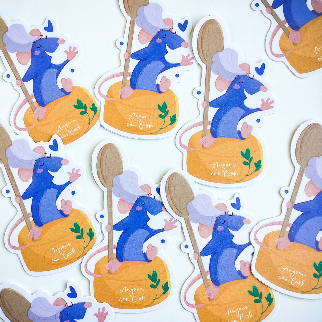 Ratatouille Sticker Remy Sticker Disney Decal Vinyl Sticker Waterproof ...