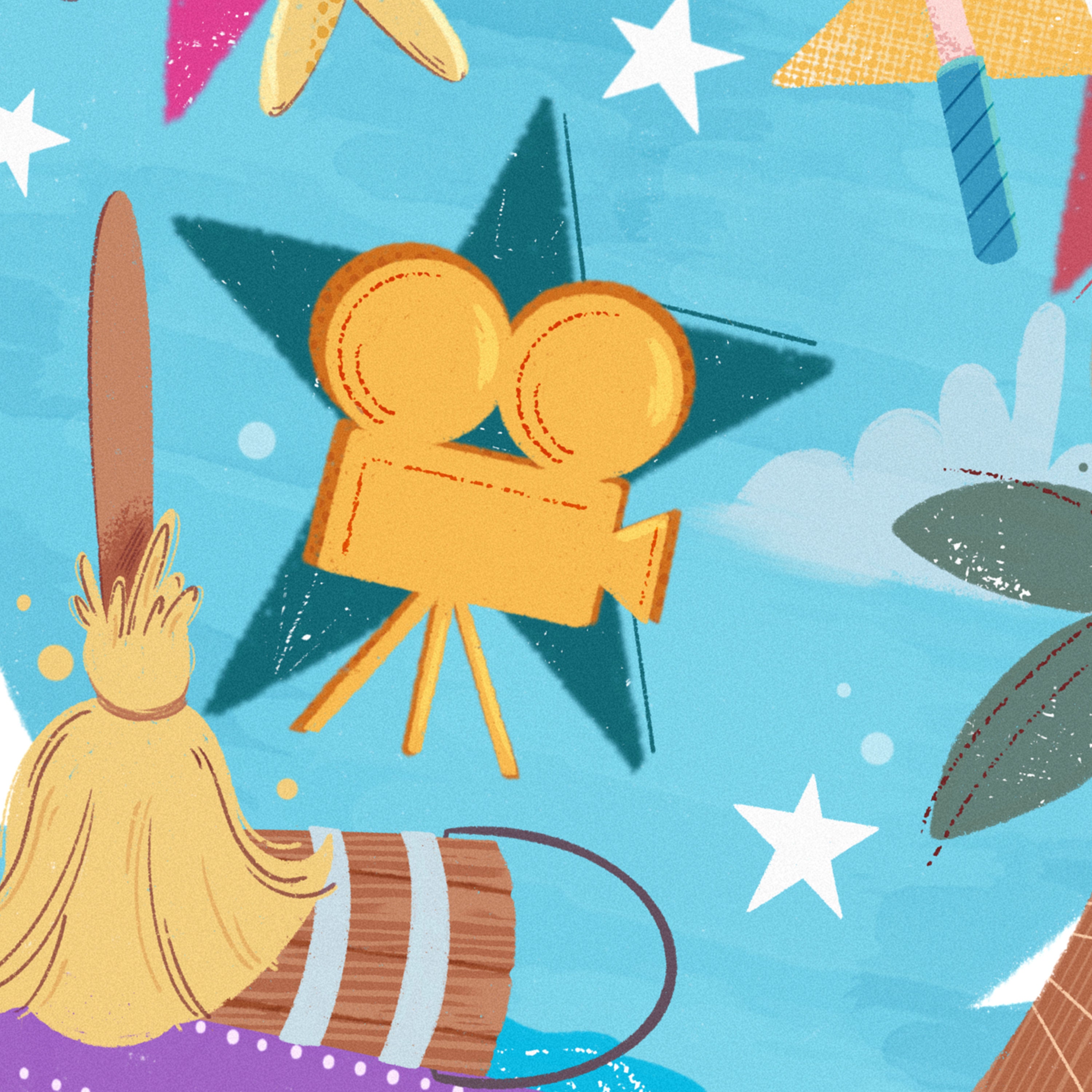 All Stars Resort Art Print Printable Art All Star Movies Music Wall Art ...