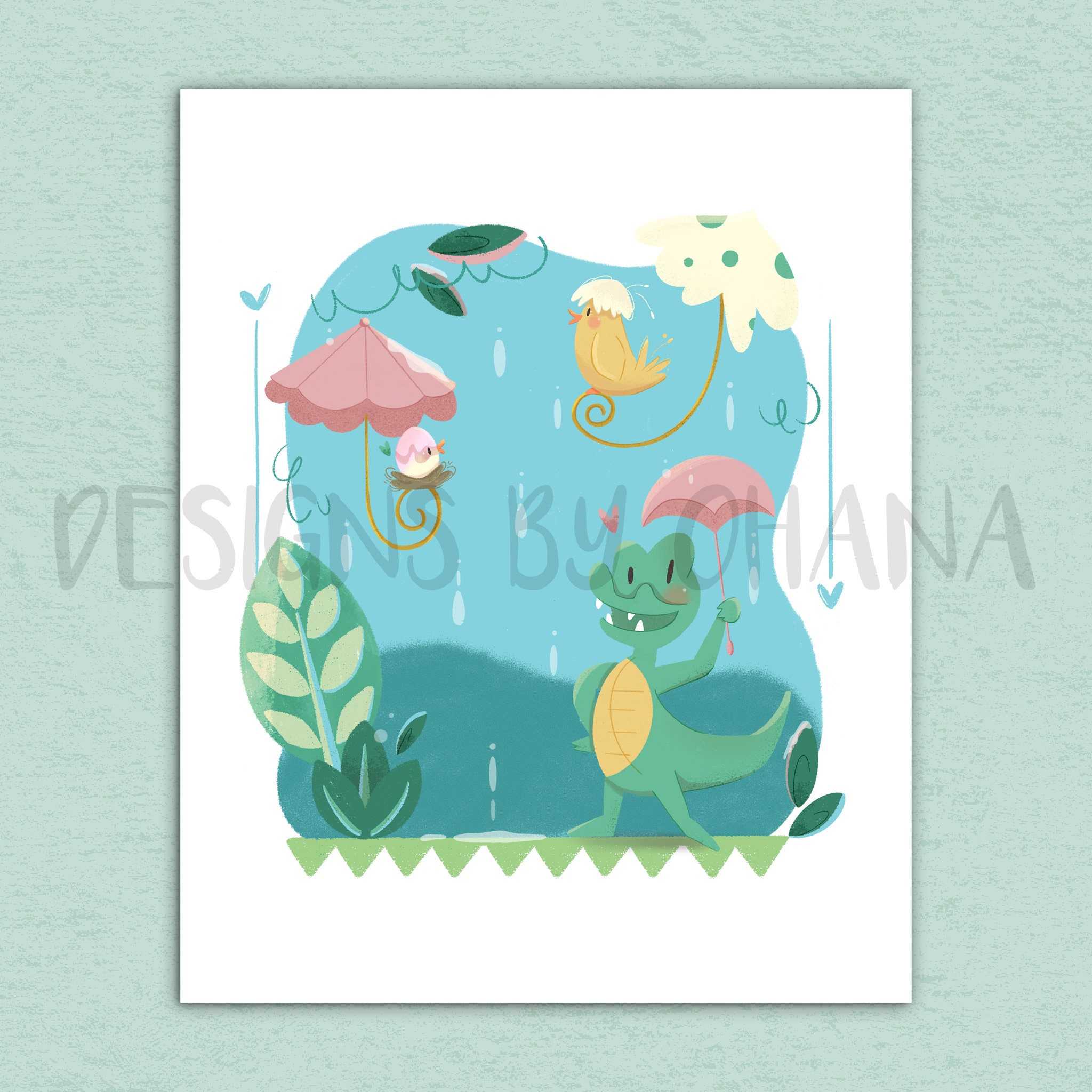 Rainforest Art Print | It's a Small World | Printable Art | Small World ...