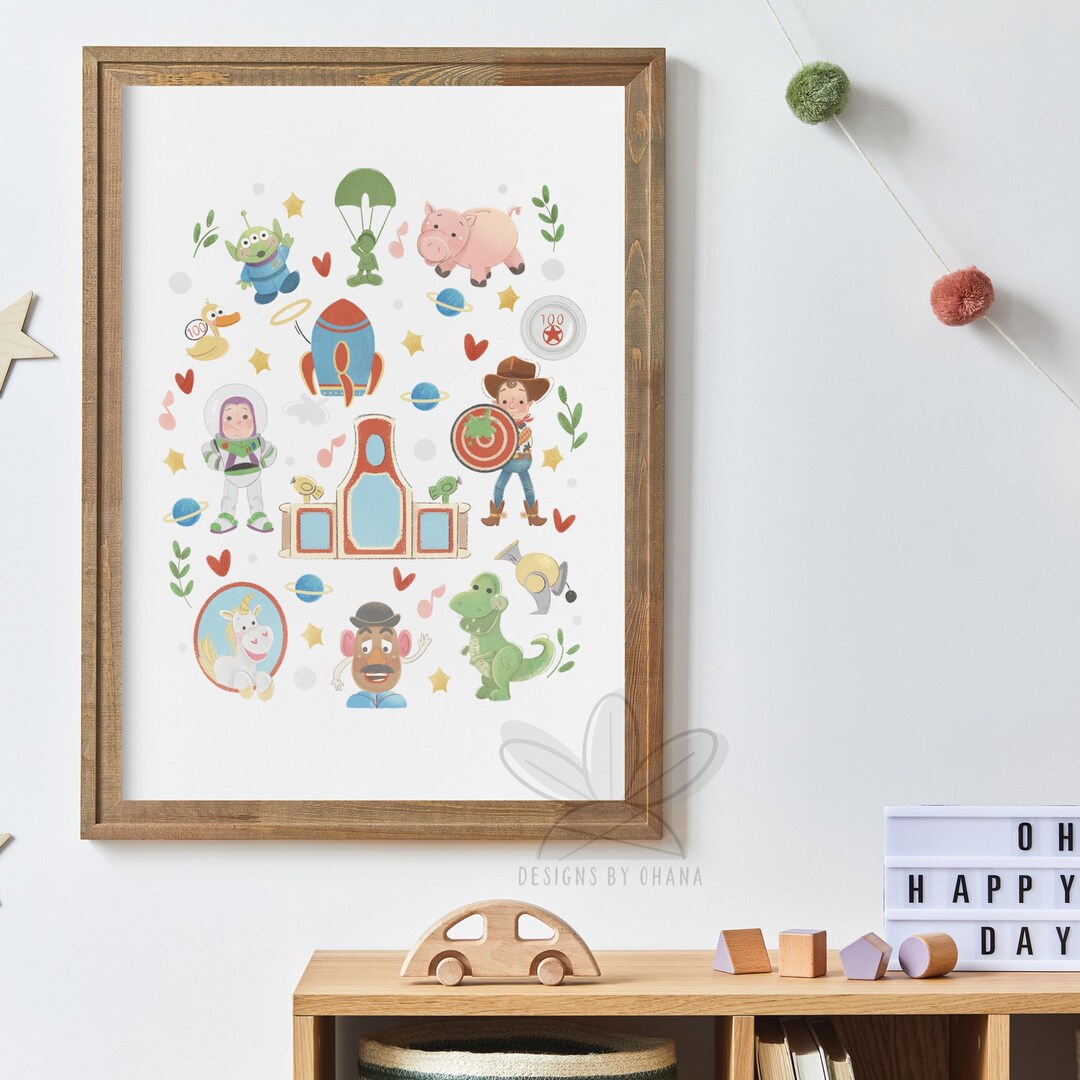Toy Story | Printable Art | Toy Story Decor | Nursery Decor | Woody and ...